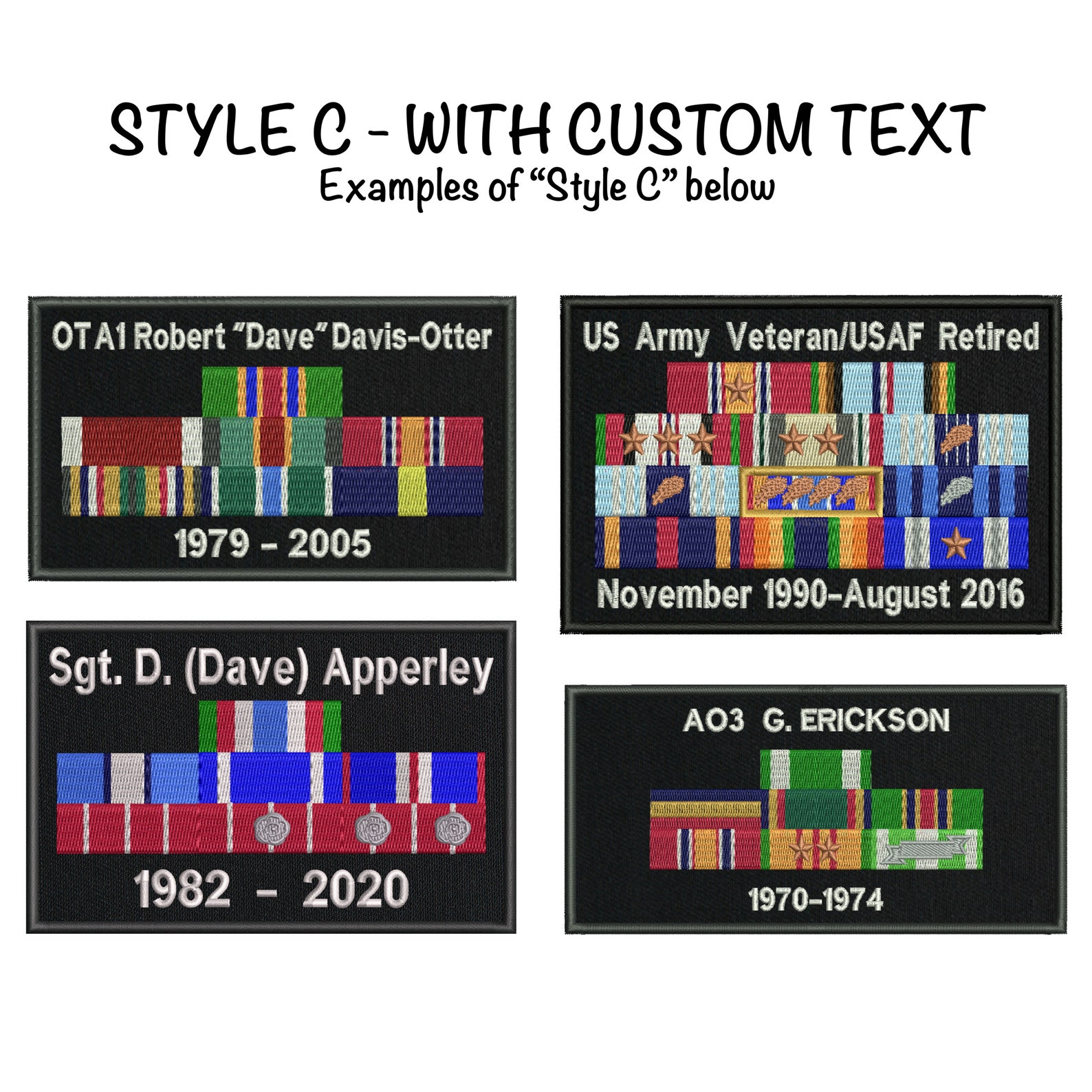 Medal Ribbons Patch Turn Your Military Medal Ribbons Into an ...