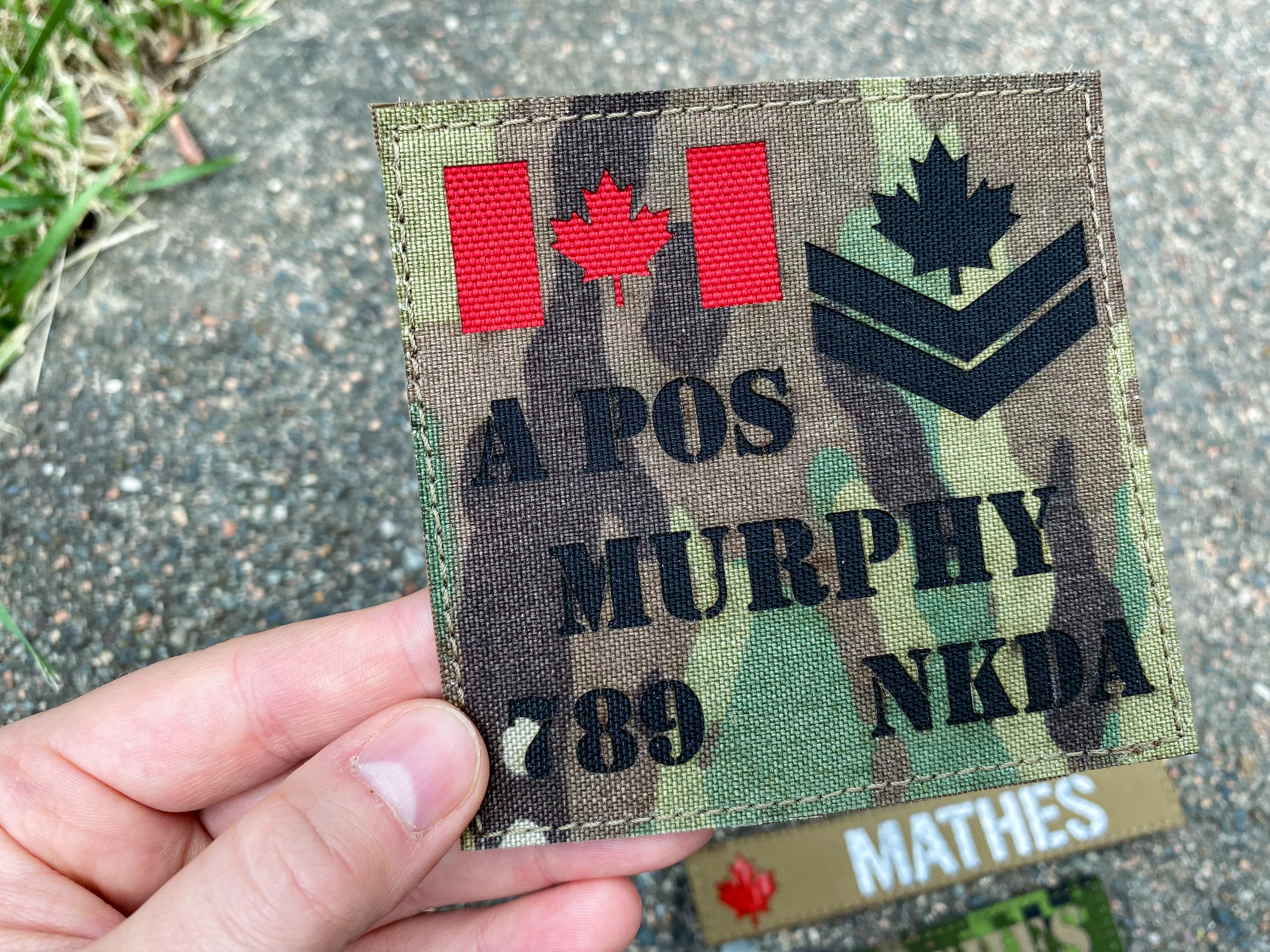 Laser Cut Custom Call Sign Nametape | 1 X 2" in Size | Laser Cut Patch ...