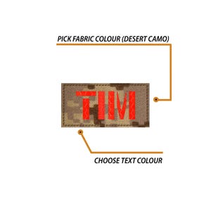 Laser Cut Custom Call Sign Nametape | 1 X 2" in Size | Laser Cut Patch ...