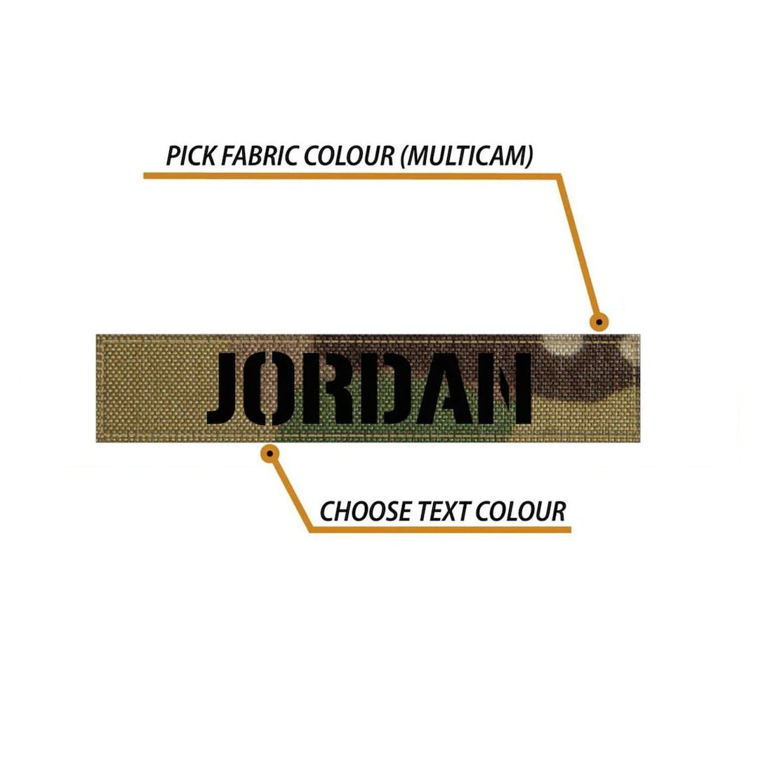 Custom Name Tape - Laser Cut Badge | 1 X 5" in Size | Laser Cut Patch ...