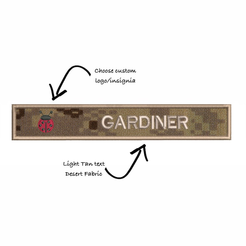 Hook and Loop Name Plates - Etsy