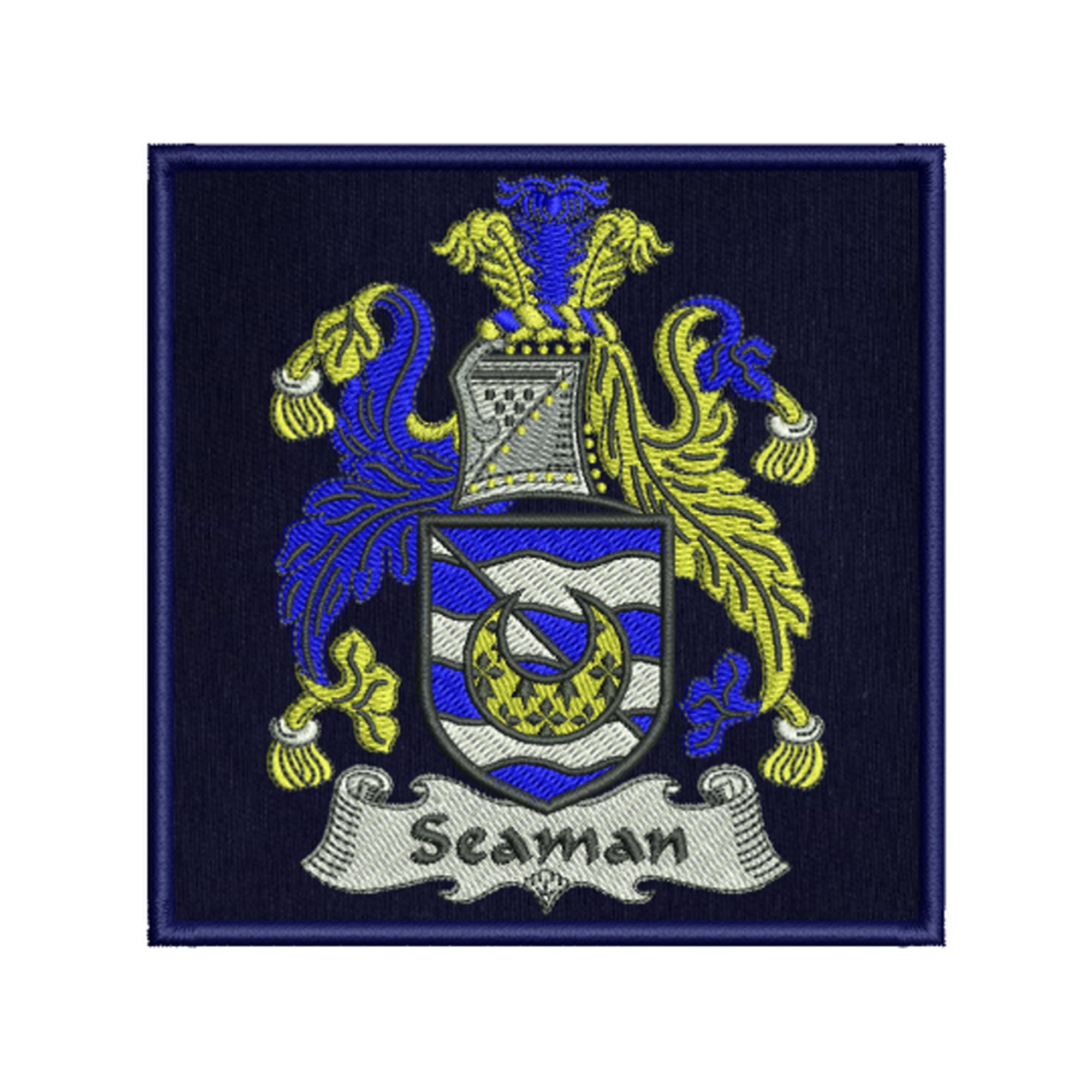 Your Family Crest Embroidered Badge | Custom Embroidered Family History ...