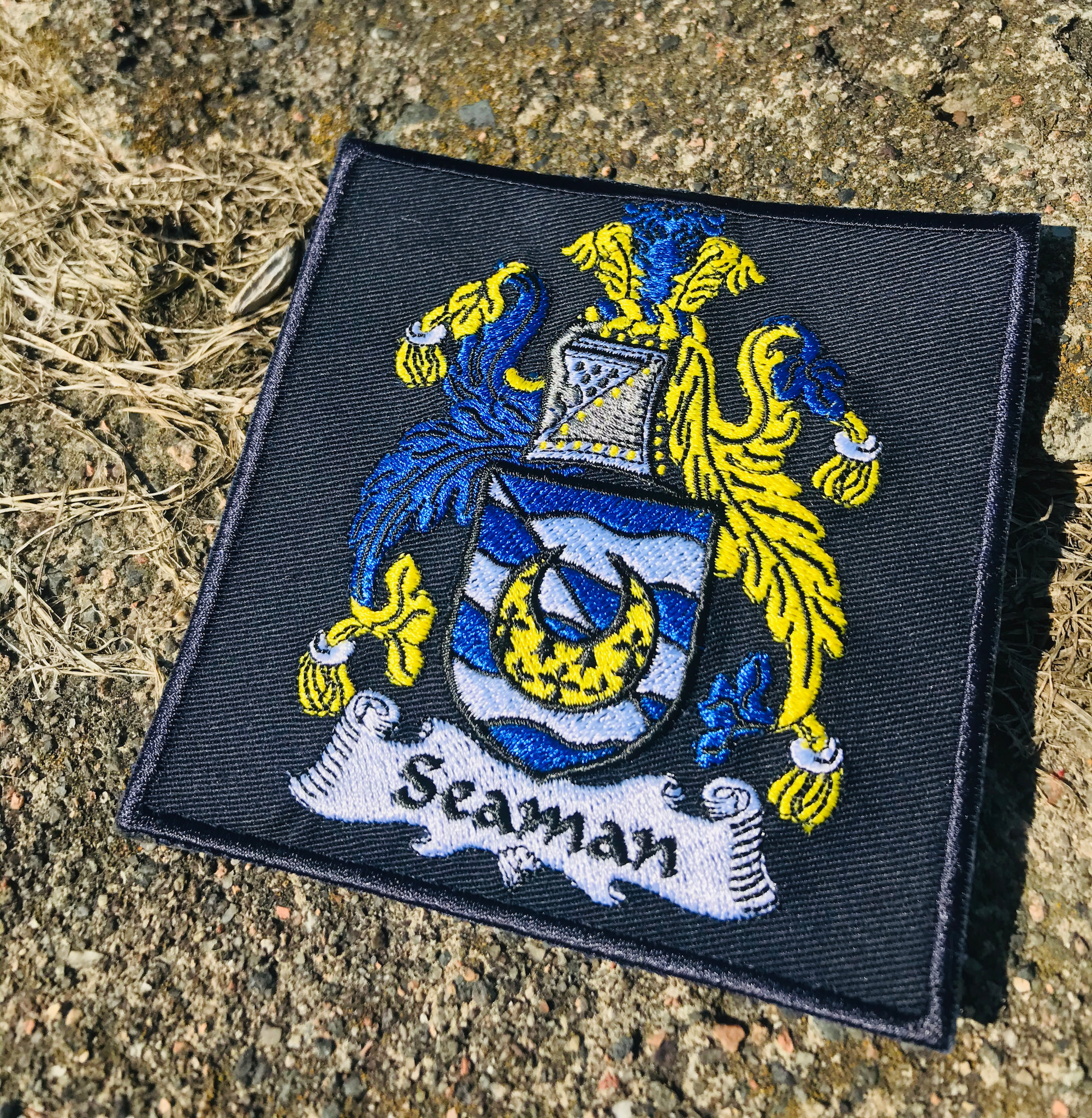 Your Family Crest Embroidered Badge | Custom Embroidered Family History ...