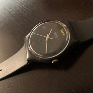 Swatch Don’t Be Too Late GA100 1984 Vintage Watch - Etsy