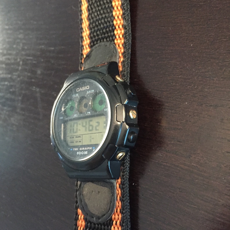 Vintage Casio Tri Graph TGW-10 Model 827 - Etsy