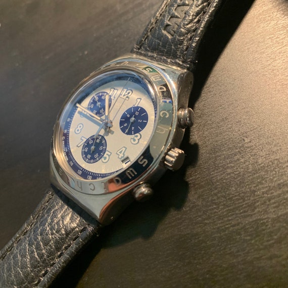 Vintage Swatch Irony Chronograph "Secret Agent" - Gem