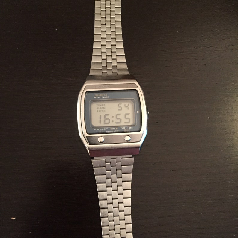 1970's Seiko A039 5000 LCD Men's Watch - Etsy