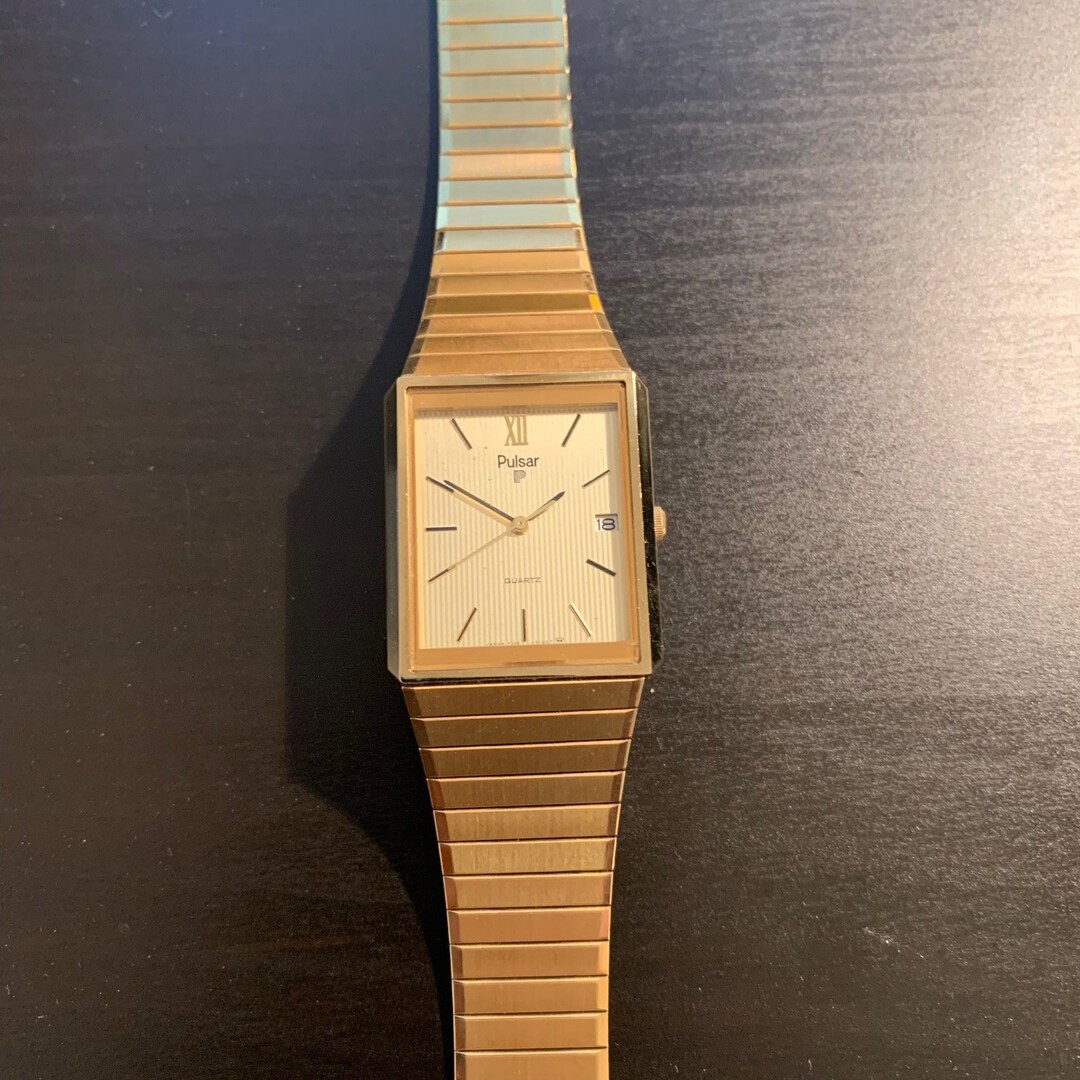Men's Vintage Pulsar Tank Watch - Etsy