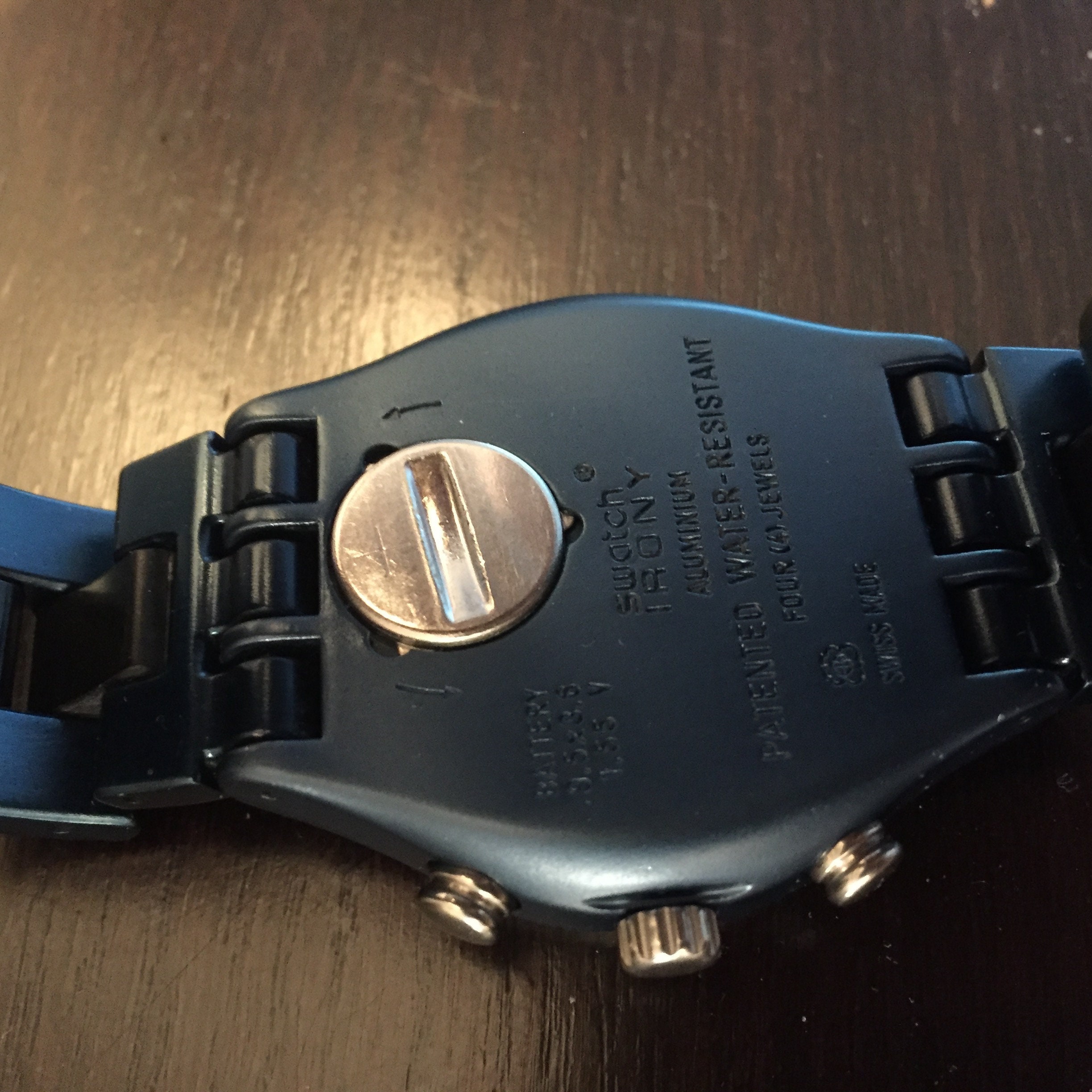 2004 Swatch Irony Chronograph Watch Blue Aluminum - Etsy