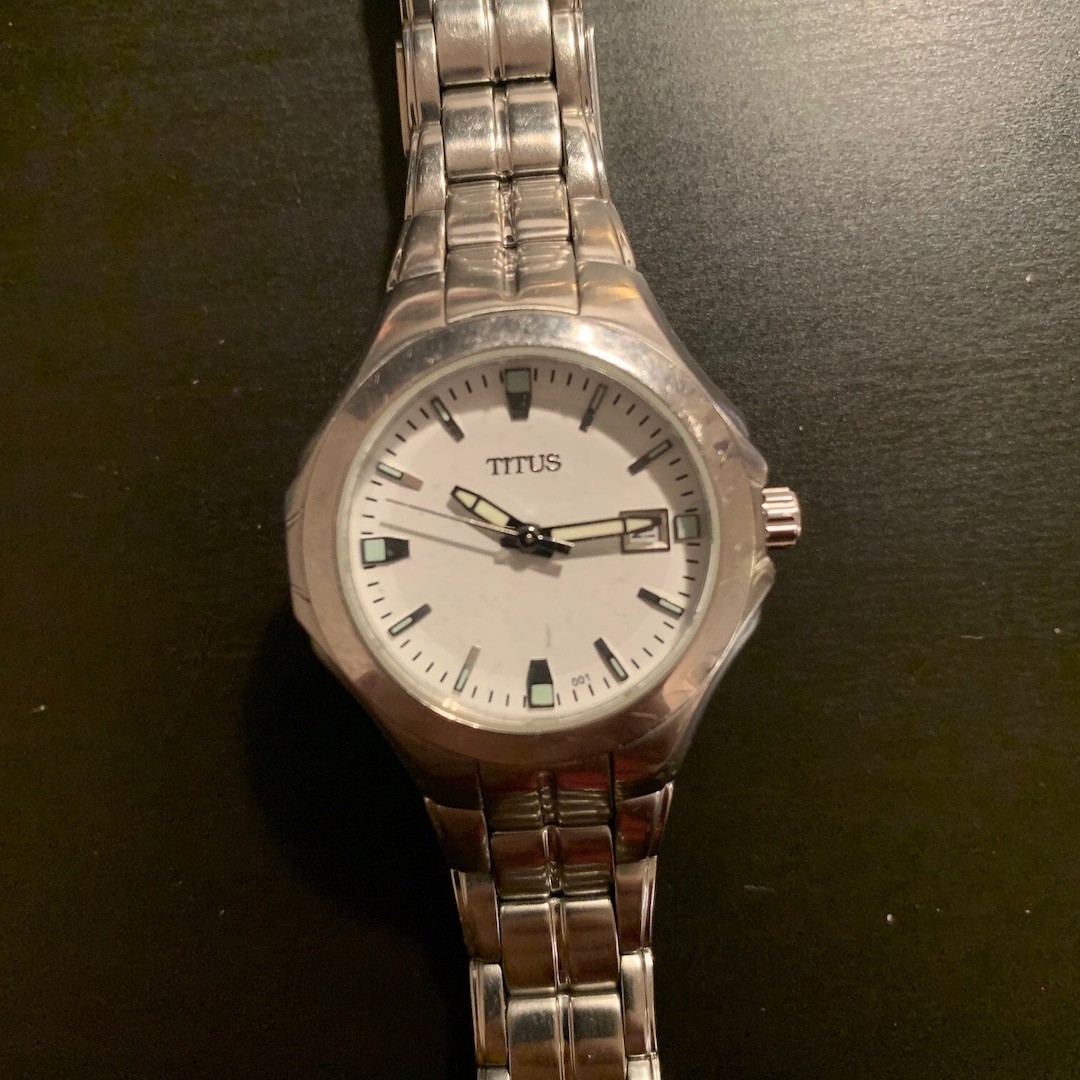 Ladies Titus All Stainless Steel Watch - Etsy