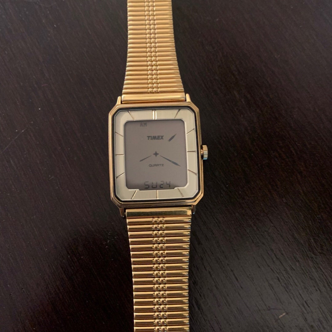 Vintage TIMEX Z Cell LCD Illusion Alarm Watch - Etsy