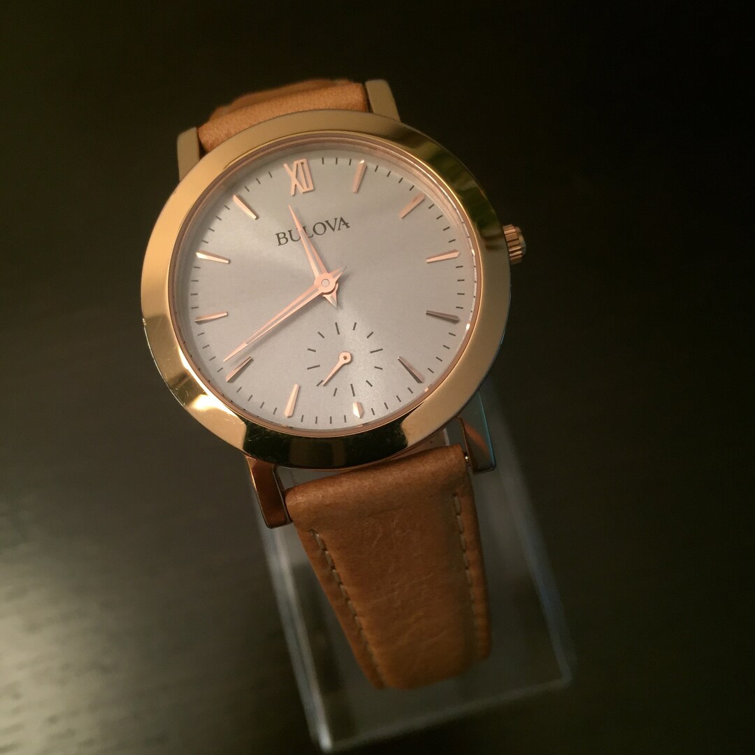 Ladies Bulova Rose Gold Watch - Etsy
