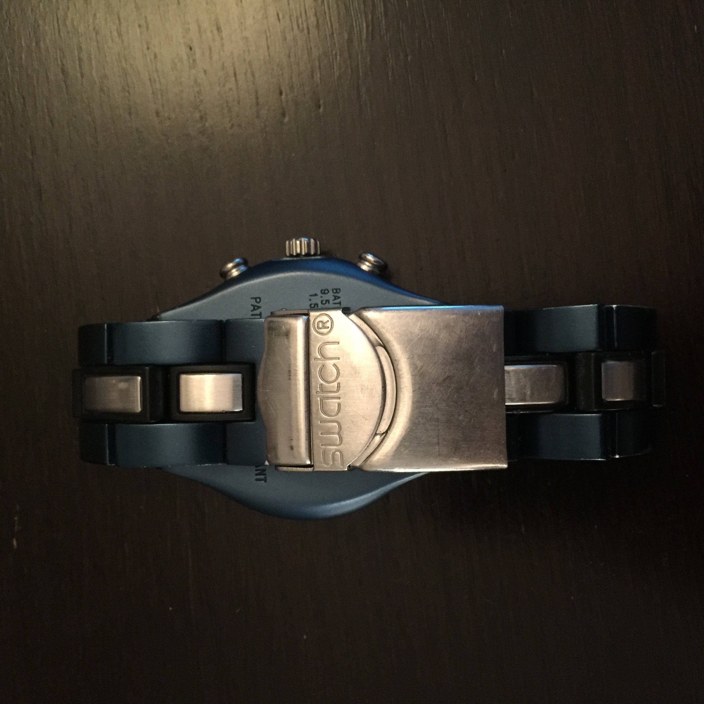 2004 Swatch Irony Chronograph Watch Blue Aluminum - Etsy