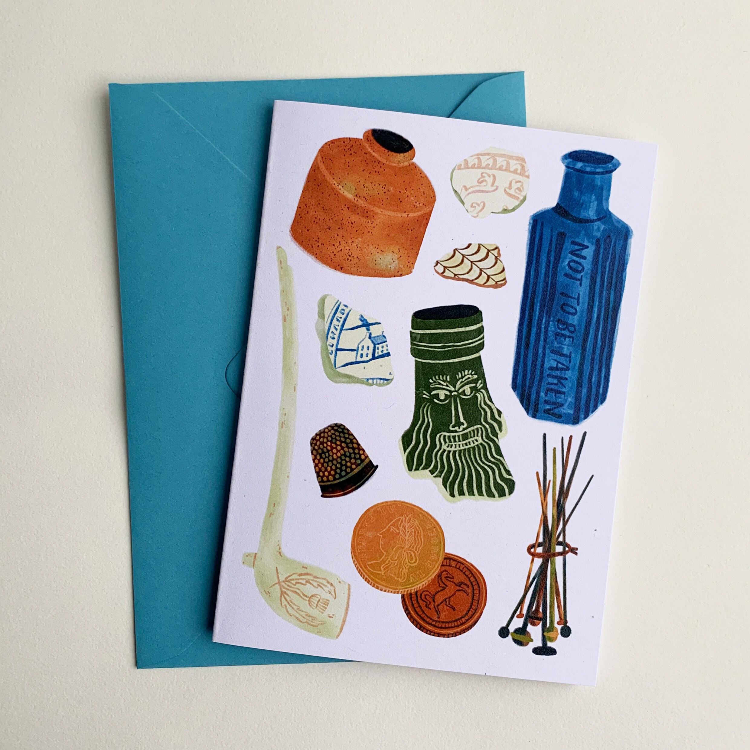 A6 Mudlarking Greetings Card Mudlarker Gift Recycled - Etsy