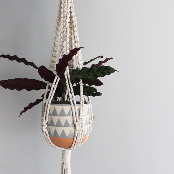 Macrame Pot Holder - Etsy
