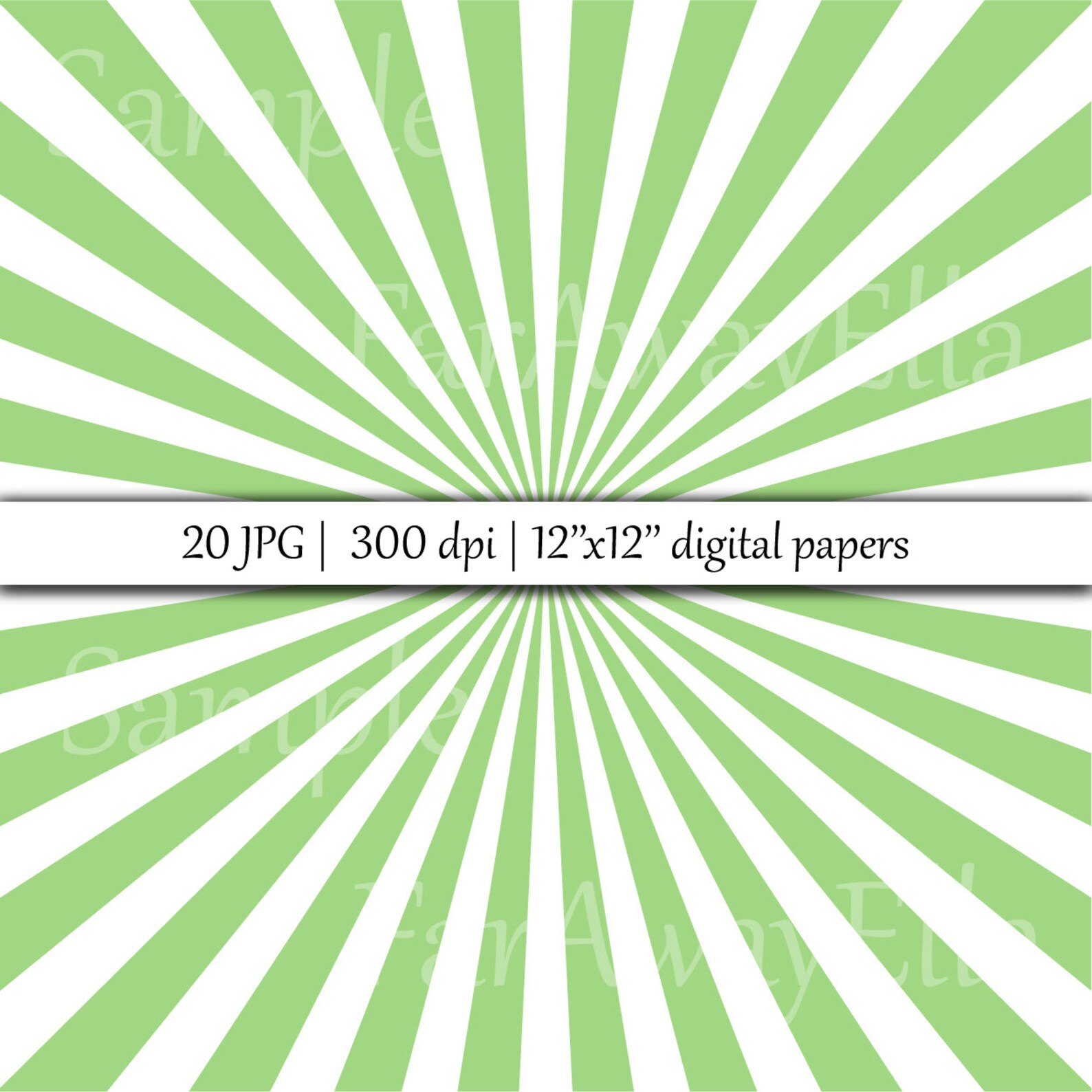 Sunburst Pastel Digital Paper 20 Printable 12x12 JPG 300 Dpi - Etsy