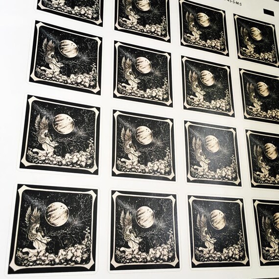 Sticker Moonlight Solo/ 45x45mm - Etsy