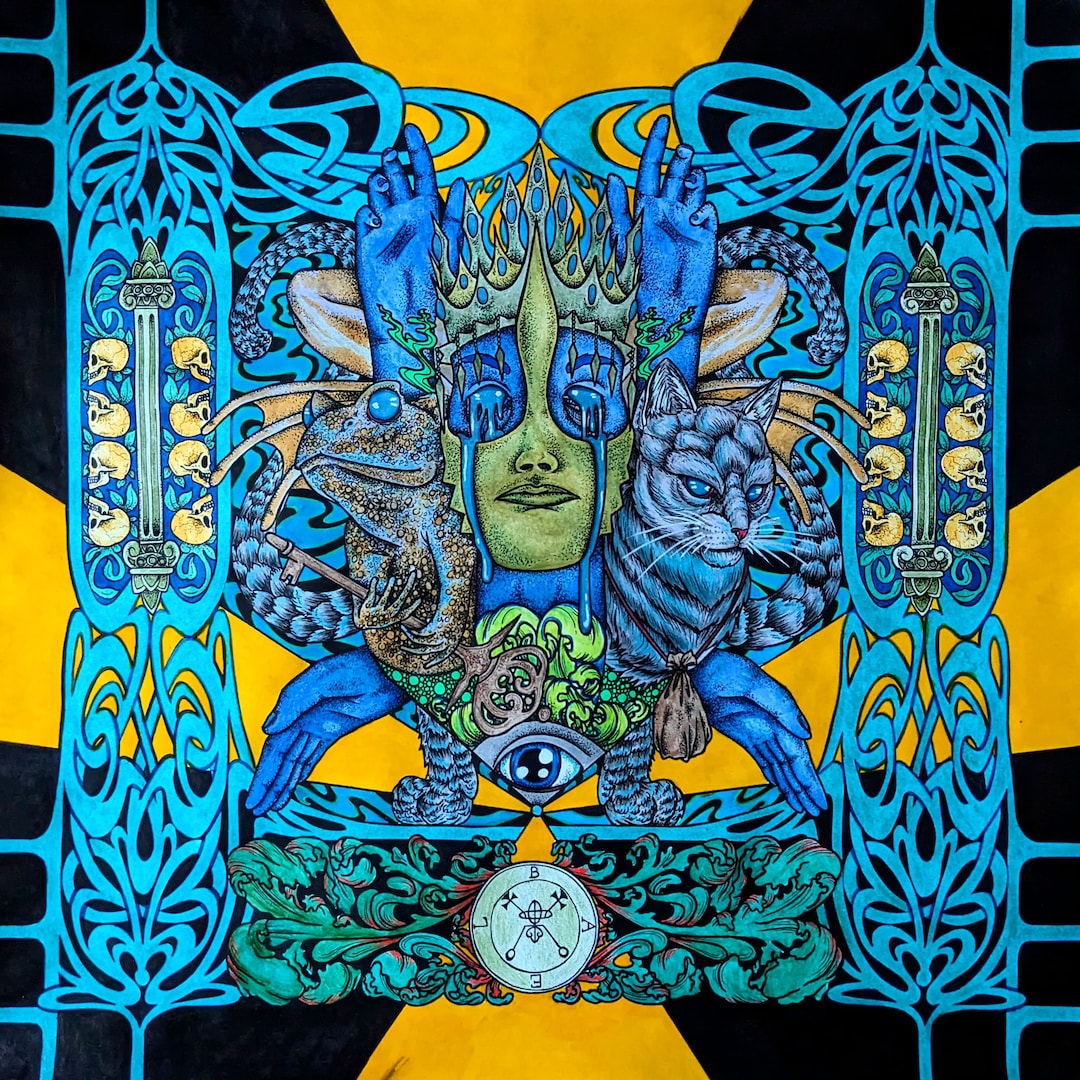 Bael, the Lesser Key of Solomon/ 42x42 Original - Etsy