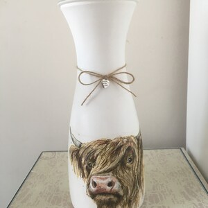 Highland Cow Vase. Tall and Short Dumpy Vase, With the Head or Body ...