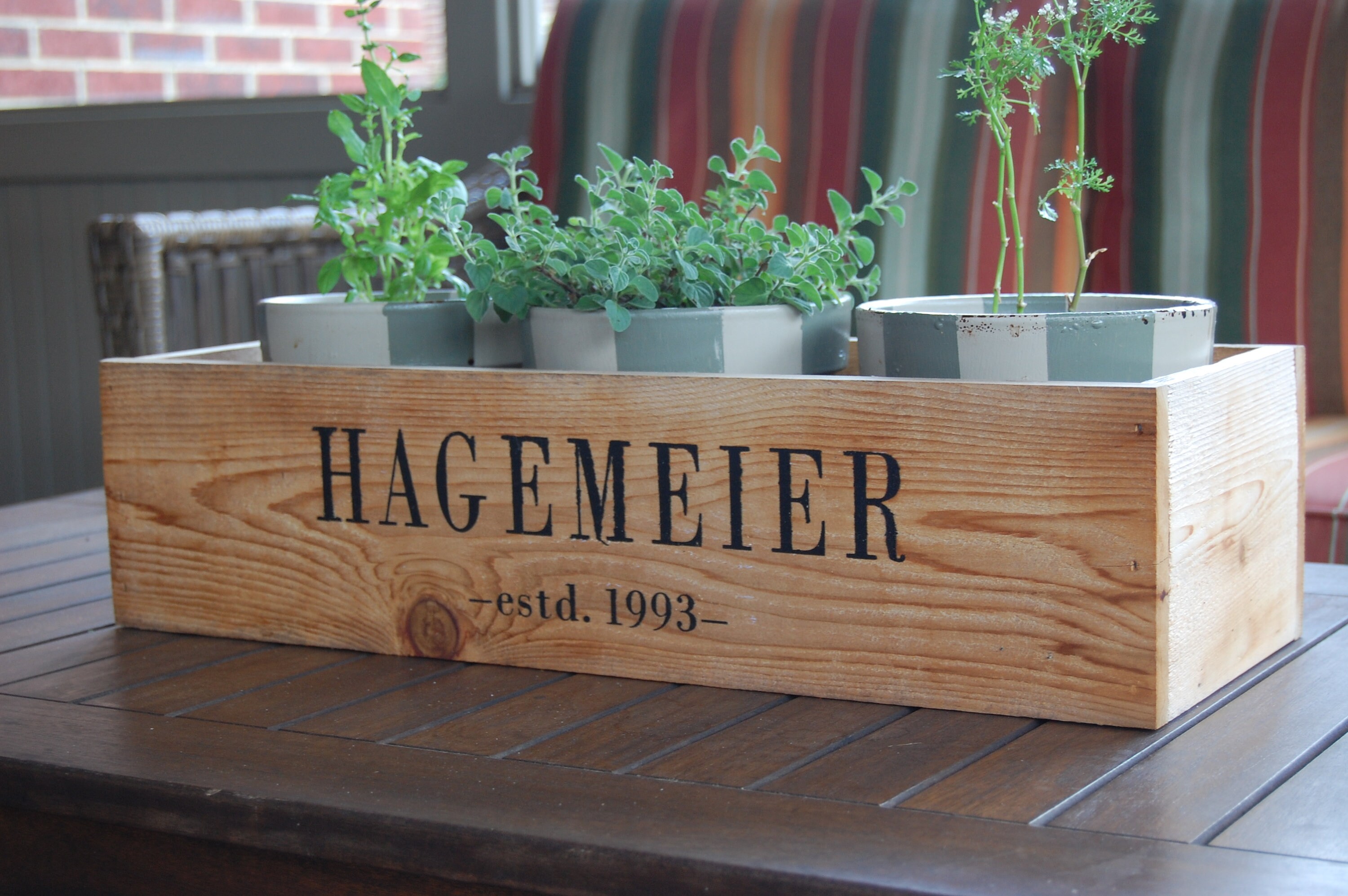 Personalized Planter Box | Etsy