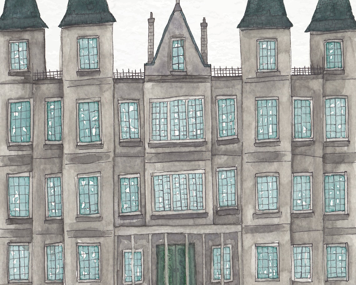 Malfoy Manor Homes of the Wizarding world Draco | Etsy