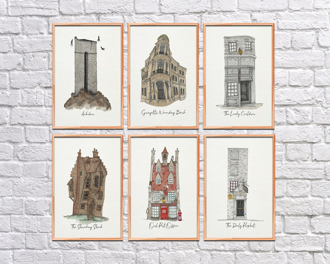 Magical Locations - Print Set - Etsy