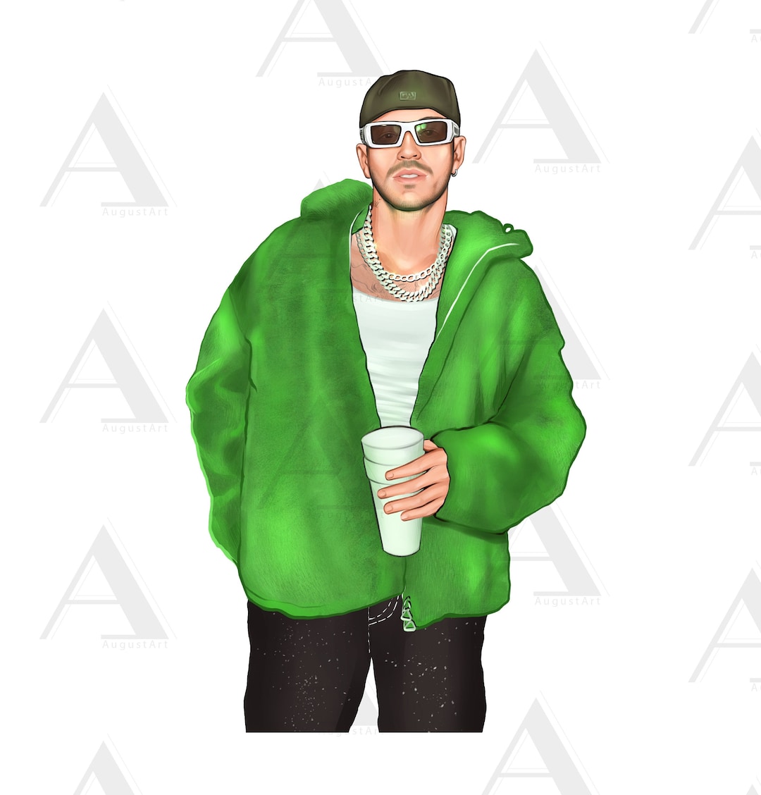 Printable Feid PNG Hand Drawn Sublimation Designs, No Background, New ...