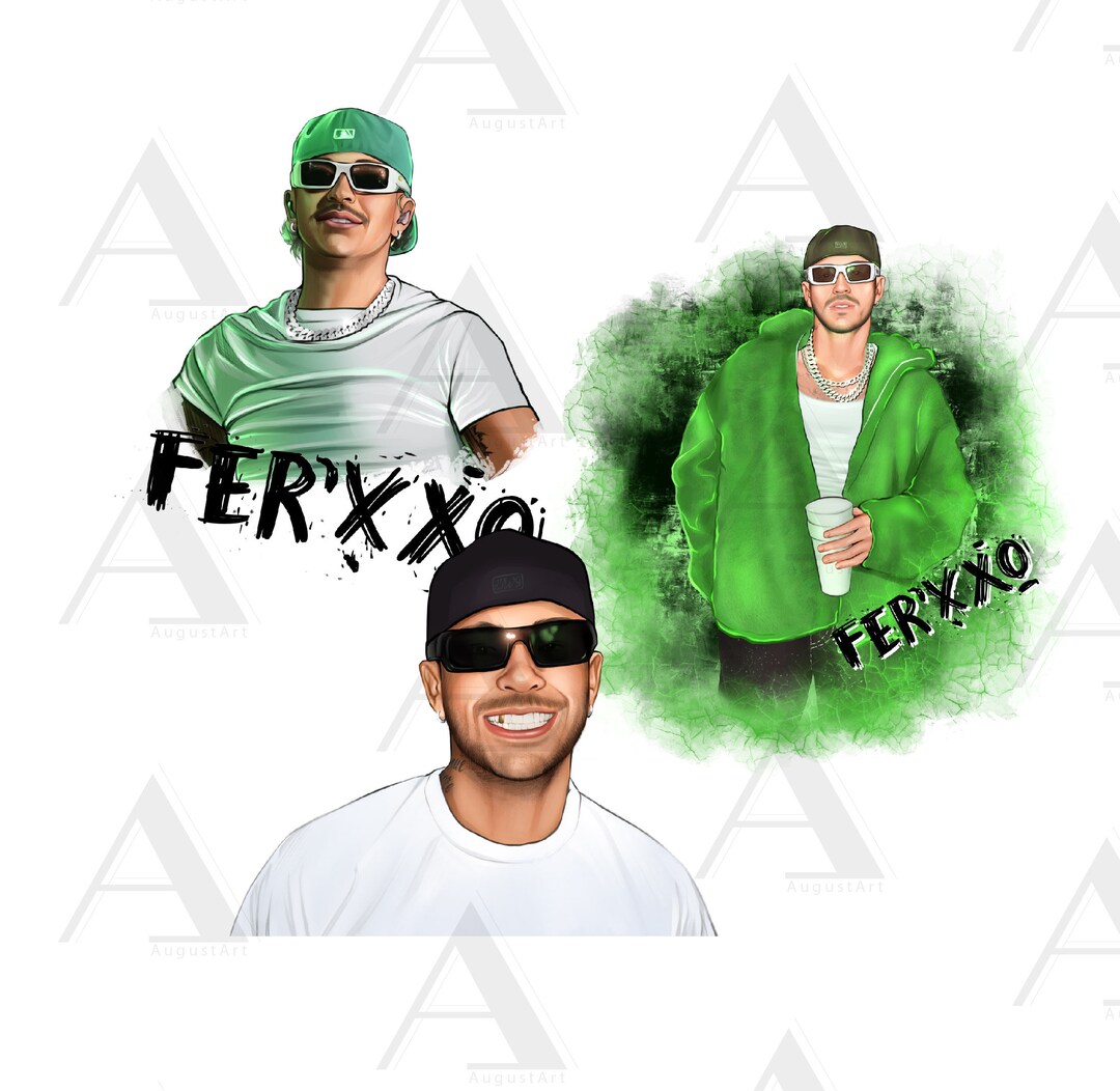 Printable Set of 3 Feid PNG Hand Drawn Sublimation Designs No - Etsy