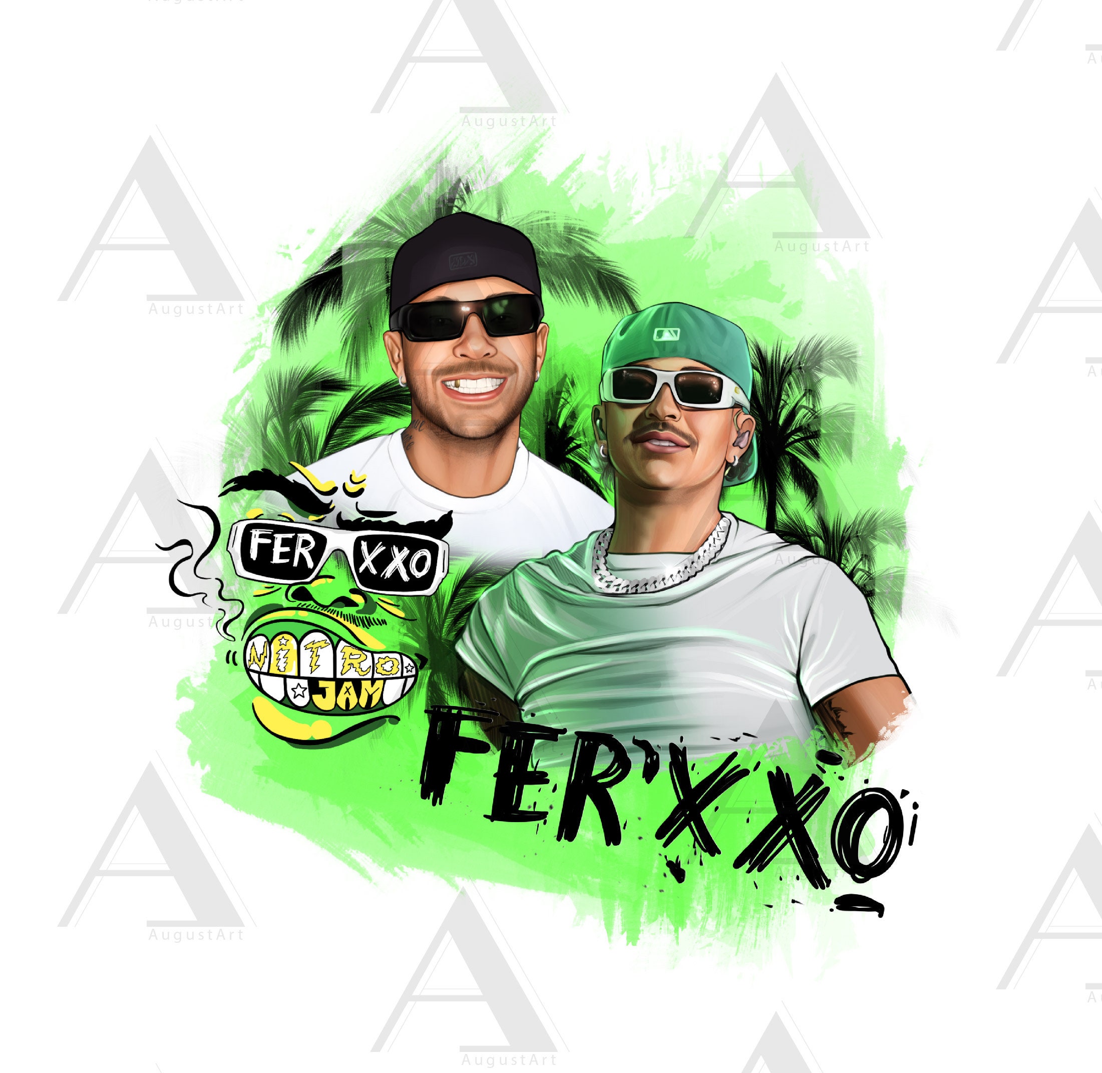 Imprimible Feid PNG diseños de sublimación dibujados a mano - Etsy México