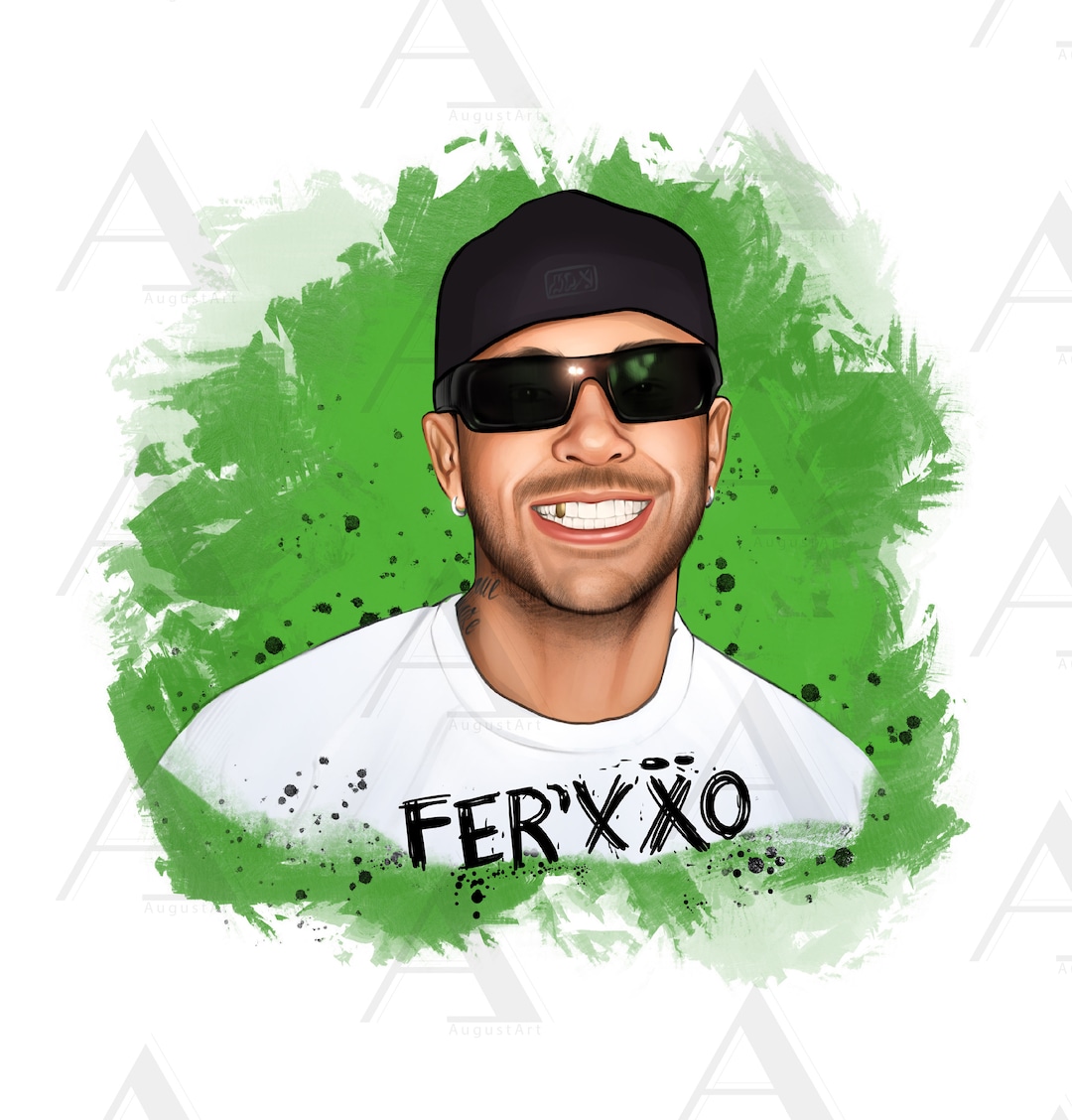 Imprimible Feid PNG diseños de sublimación dibujados a mano - Etsy España