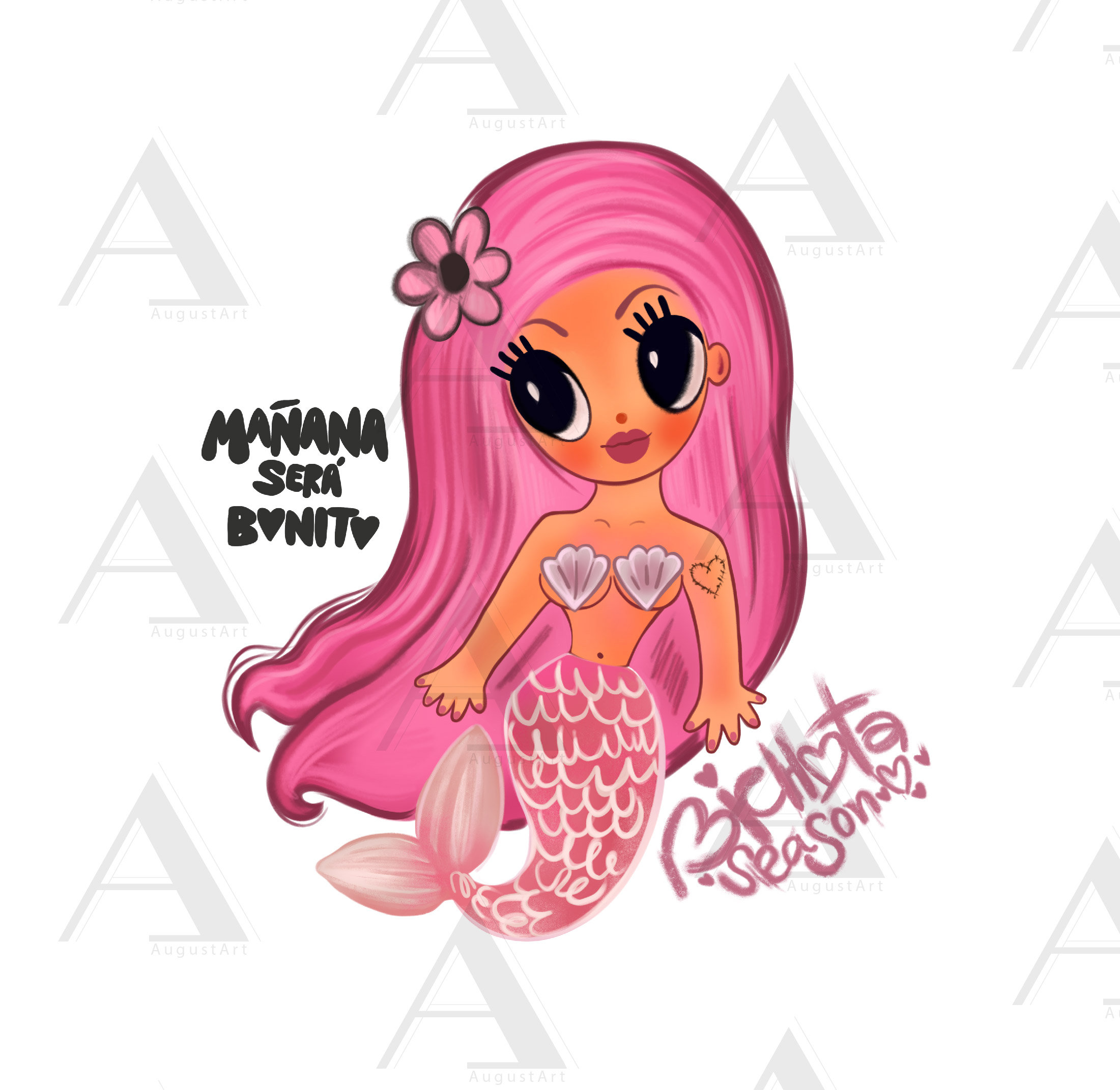 Imprimible Karol G sirena PNG portada del nuevo álbum manana - Etsy México