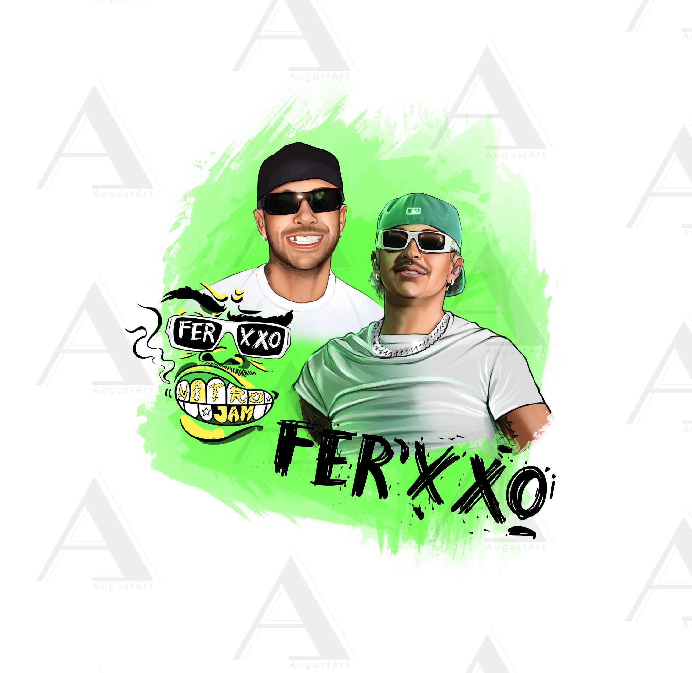 Imprimible Feid PNG diseños de sublimación dibujados a mano - Etsy México