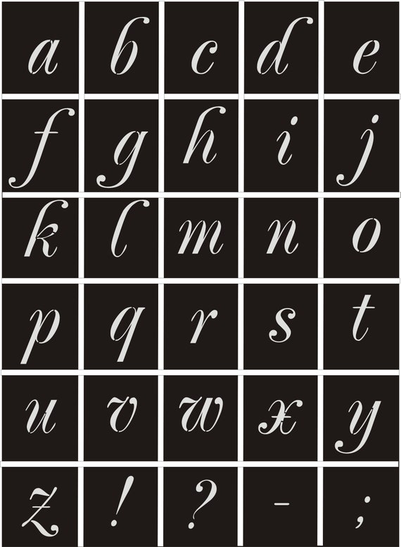 Fancy Alphabet Letters A Z Lowercase