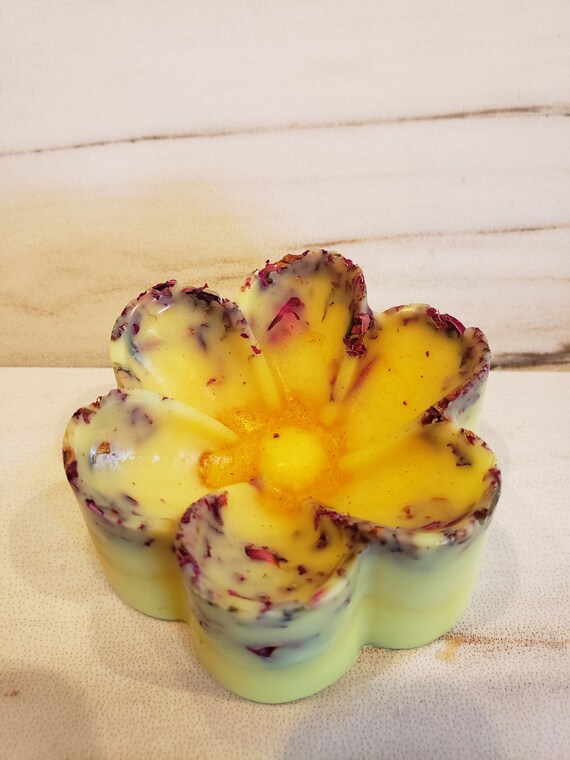 Flower Lotion Bars With Rose Petals willow & Ivy | Etsy