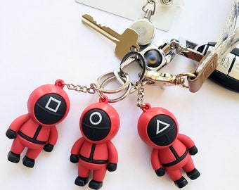 Squid Keychain | Etsy