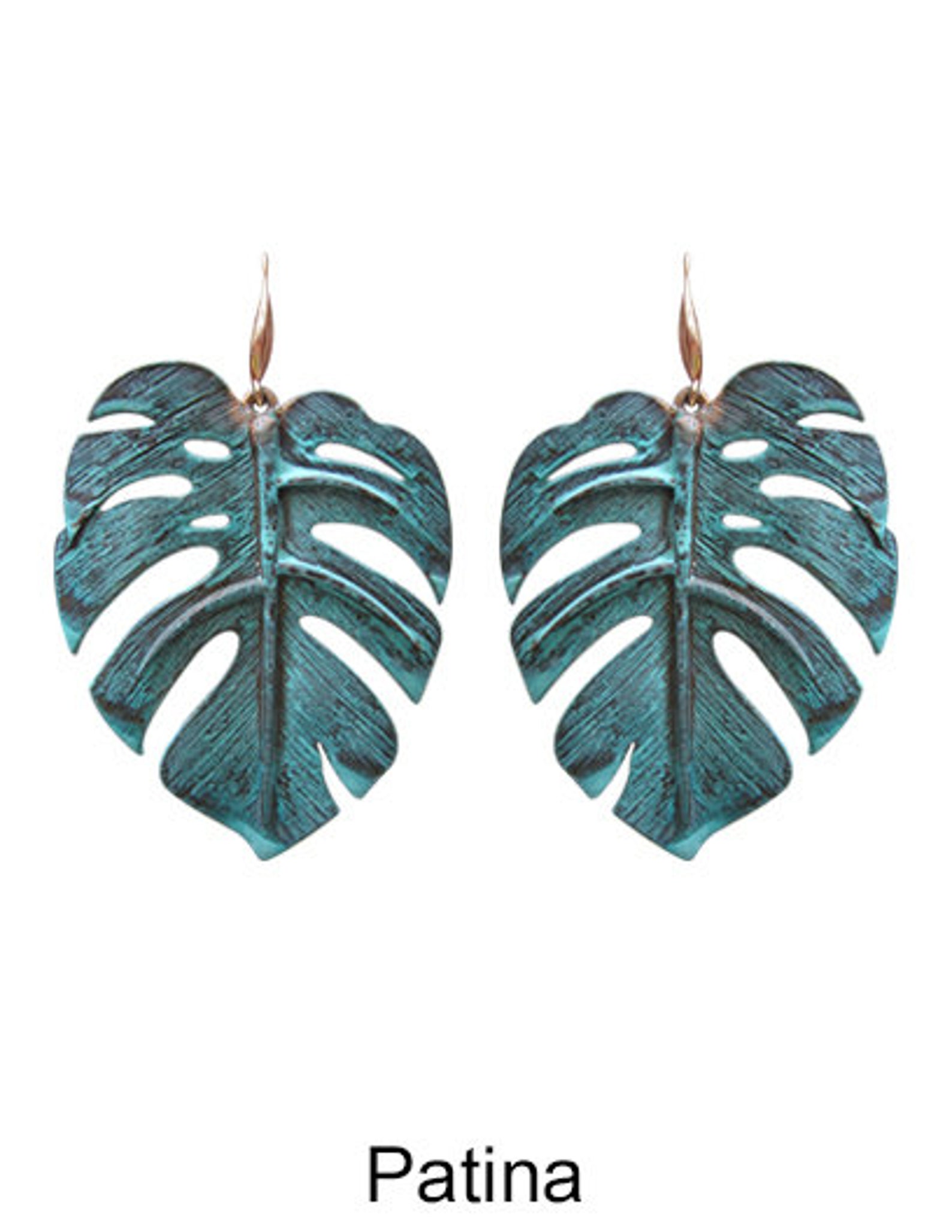 Monstera Earrings Tropical Plant Leaf Earring Nature Inspired - Etsy