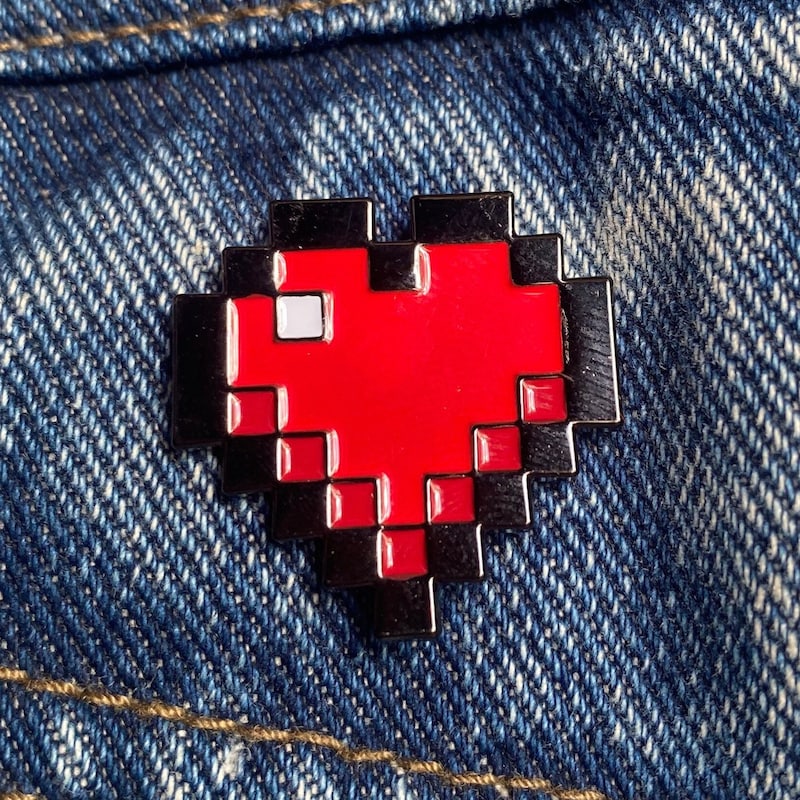Pixel Art Pins - Etsy