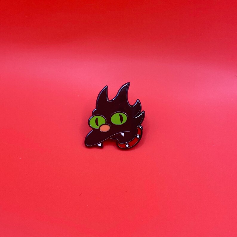 Snowball the Simpsons Enamel Pin - Etsy