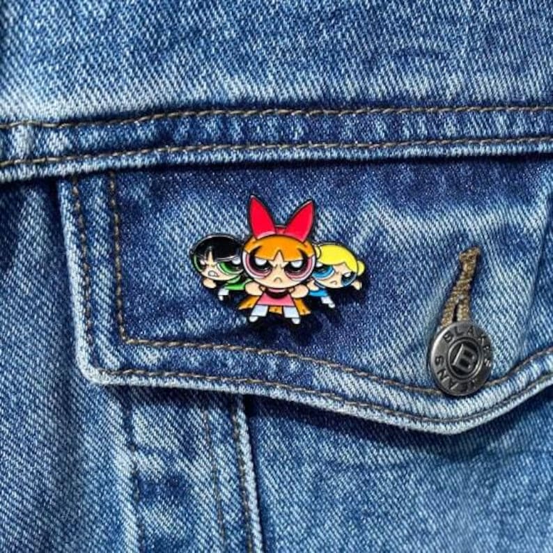 Powerpuff Girls Enamel Pin - Etsy
