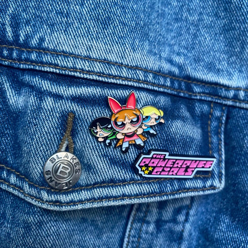 Powerpuff Girls Enamel Pin - Etsy