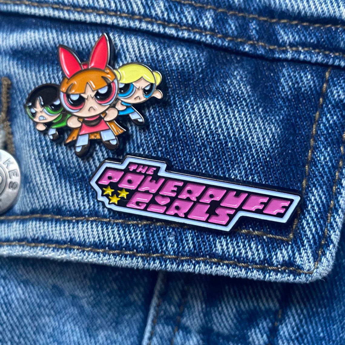 Powerpuff Girls Logo Enamel Pin - Etsy