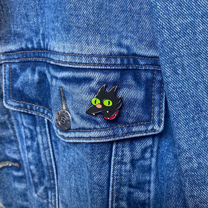Snowball the Simpsons Enamel Pin - Etsy