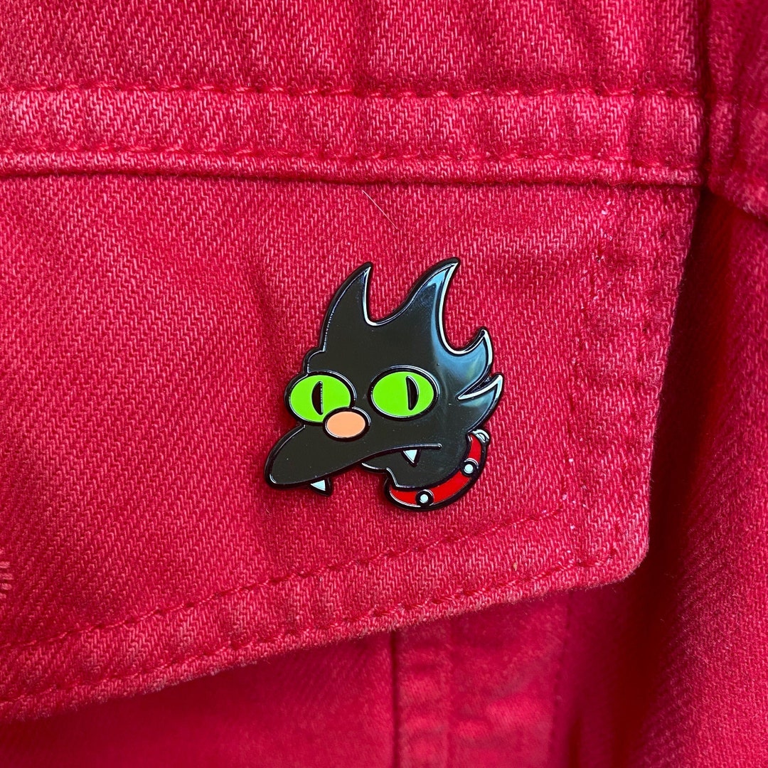 Snowball the Simpsons Enamel Pin - Etsy