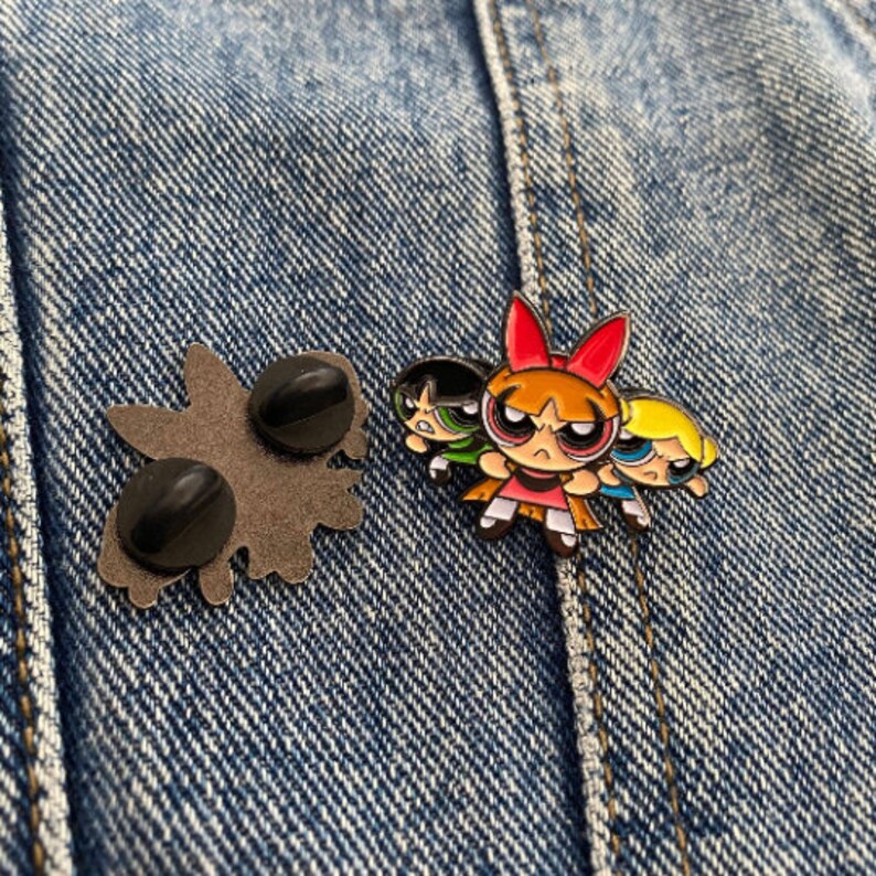 Powerpuff Girls Enamel Pin | Etsy UK