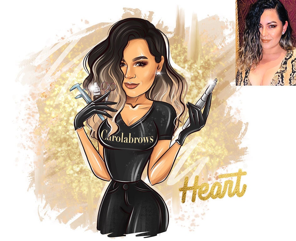 Portrait Logo custom cartoon portrait for your business logo custom ...