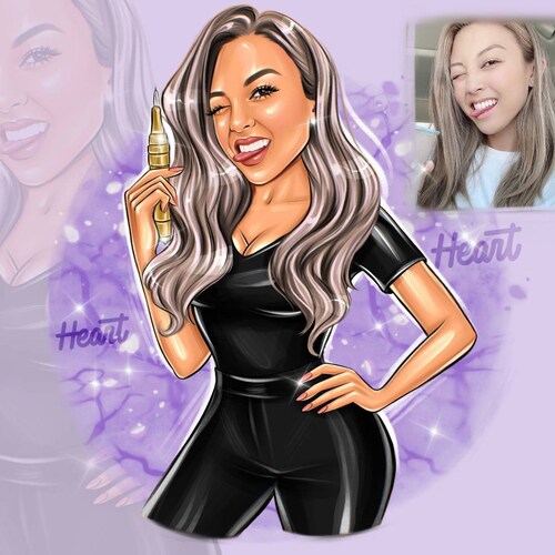 Brow Artist Logo Design Custom Portrait for Your Business | Etsy