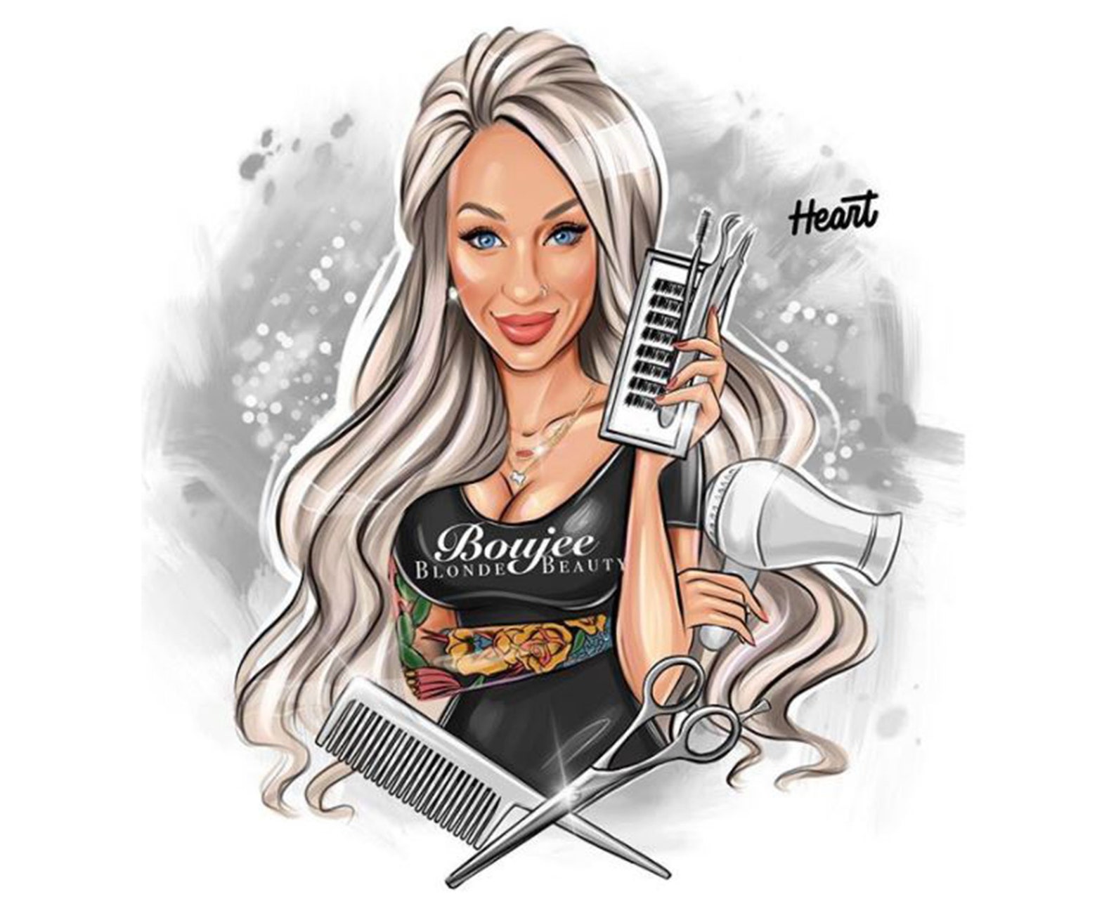 LOGO DE COIFFEUR LOGO DESIGN Logo de coiffeur Logo de salon | Etsy France