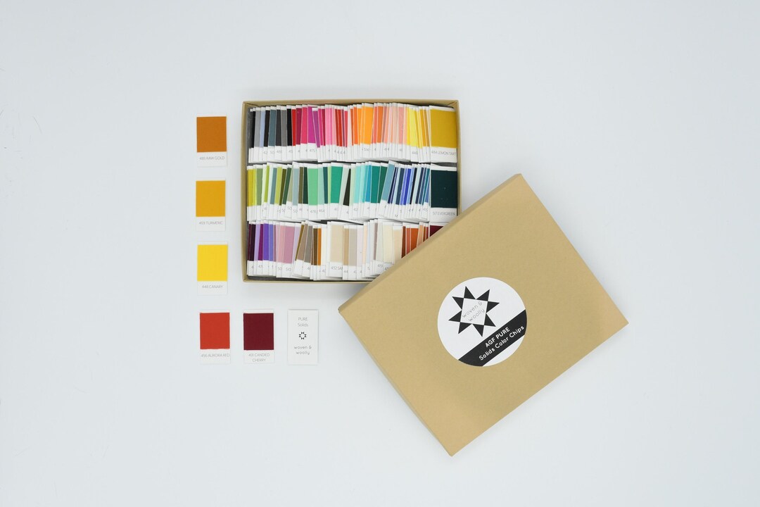 Art Gallery PURE Solids Color Chips - Etsy