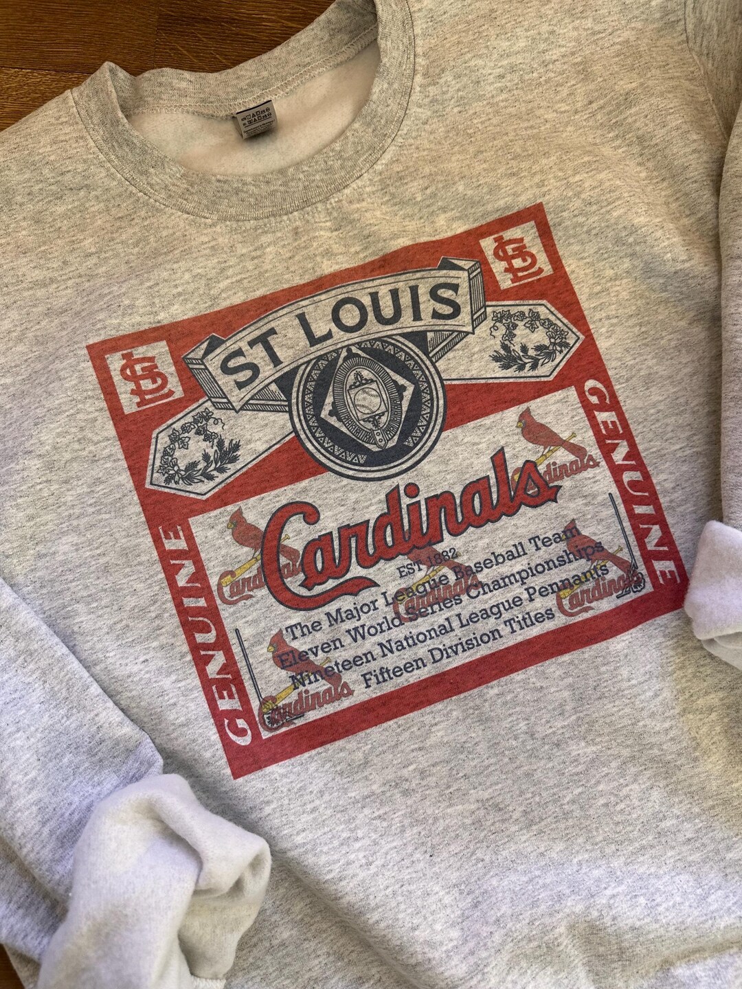 St Louis | Baseball | STL | Redbirds | Vintage | Beer | Crewneck ...