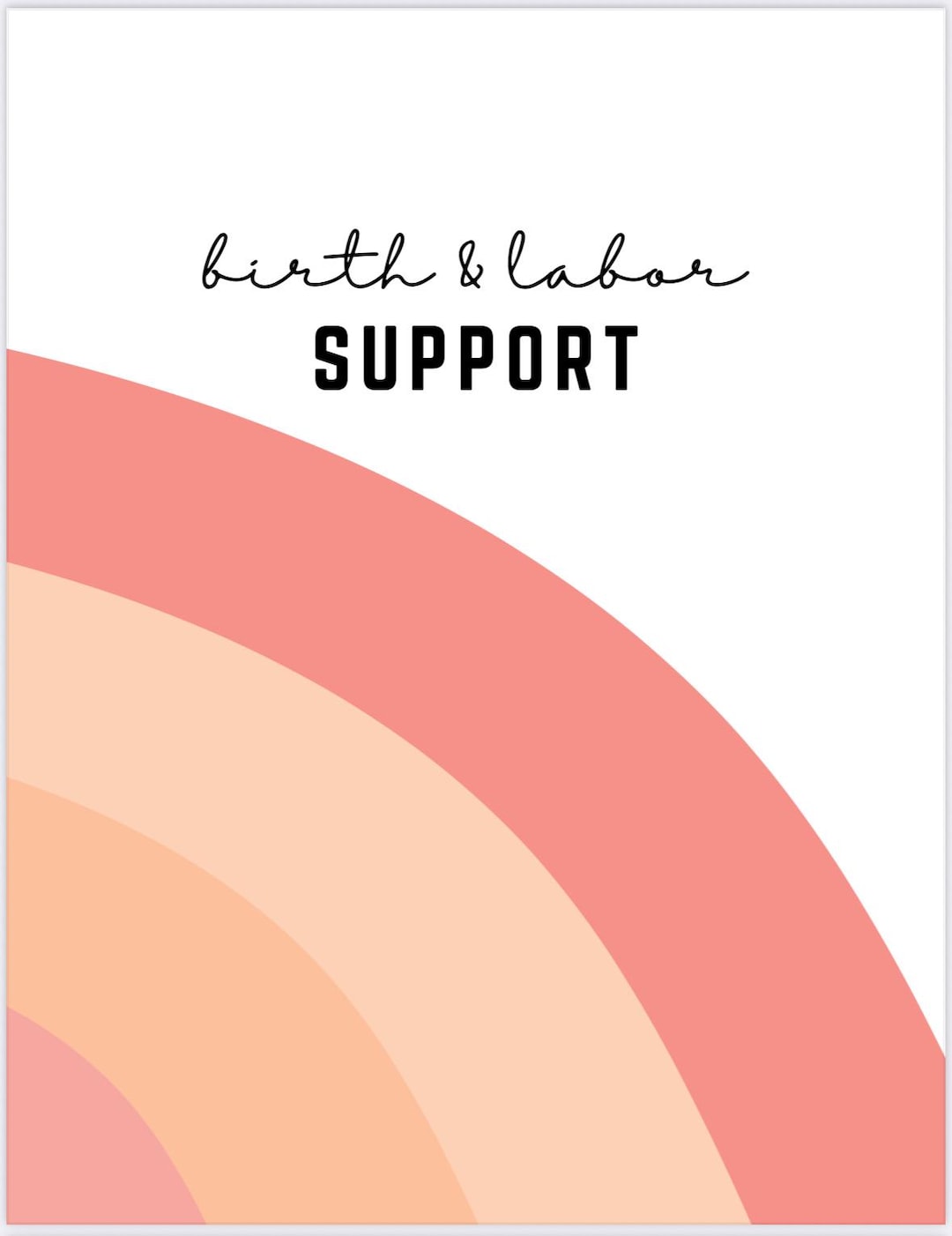 Labor and Birth Support Binder, Faith Based Birth Plan, Christian Birth ...